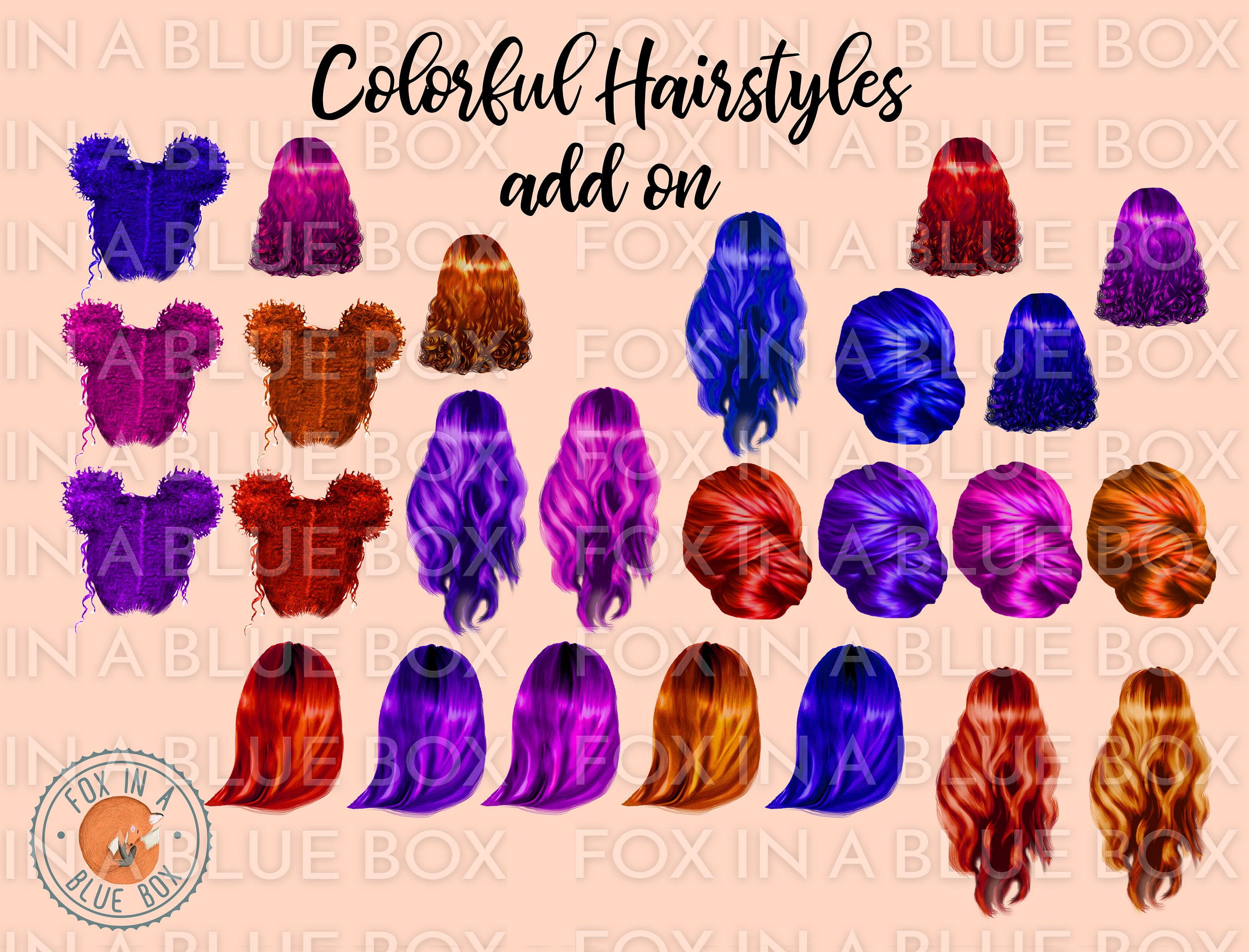 Vol. 1 HAIRSTYLES for GIRLS Custom Hairstyles Best Friends - Etsy