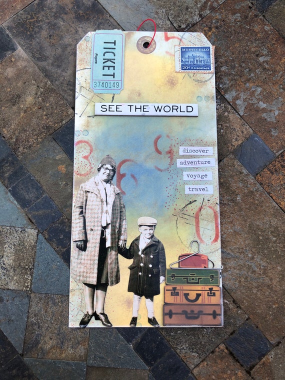 Travel Themed Tags | Etsy