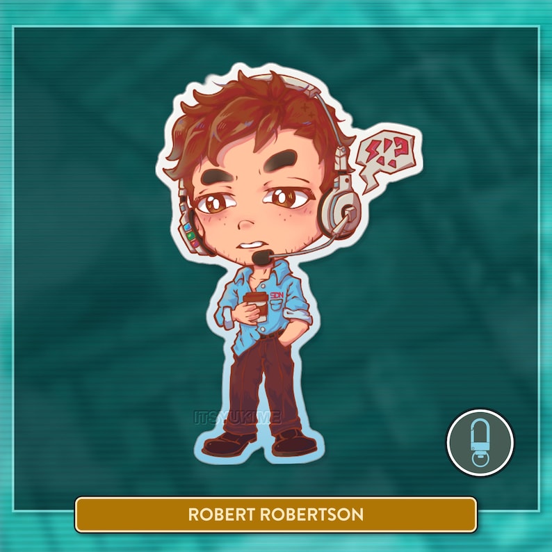 DISPATCH Inspired Acrylic Charms | Robert Robertson, Invisigal, Blonde ...