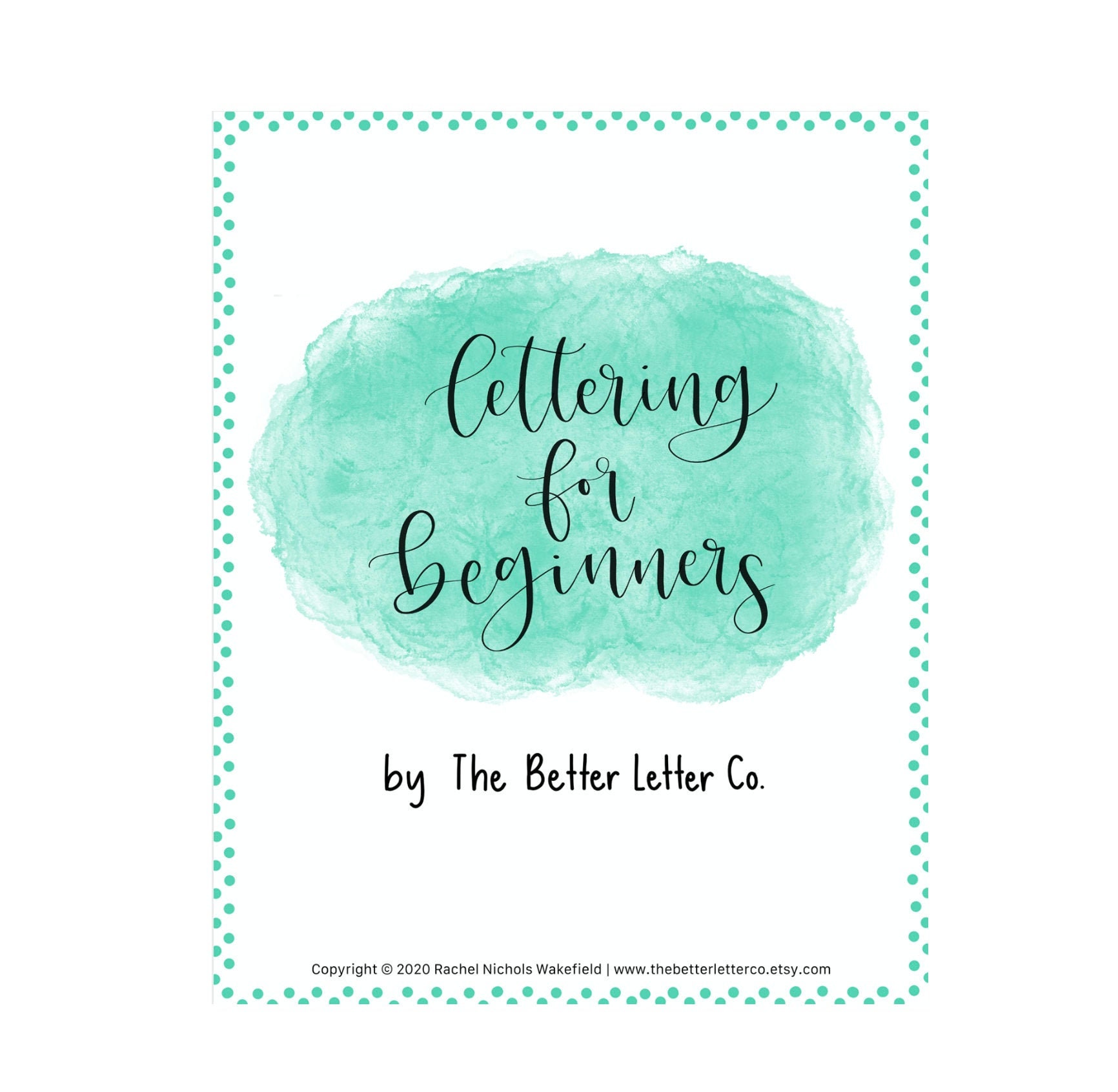 35 Pages Lettering Guide for Beginners Printable Instant - Etsy