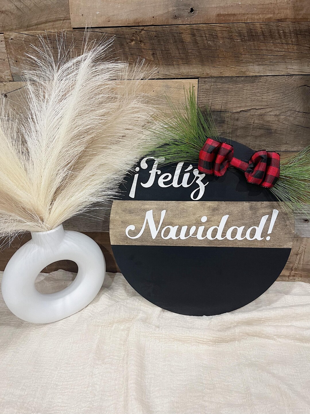 Feliz Navidad Door Sign, Door Hanger, Christmas, Door Decor, Porch ...