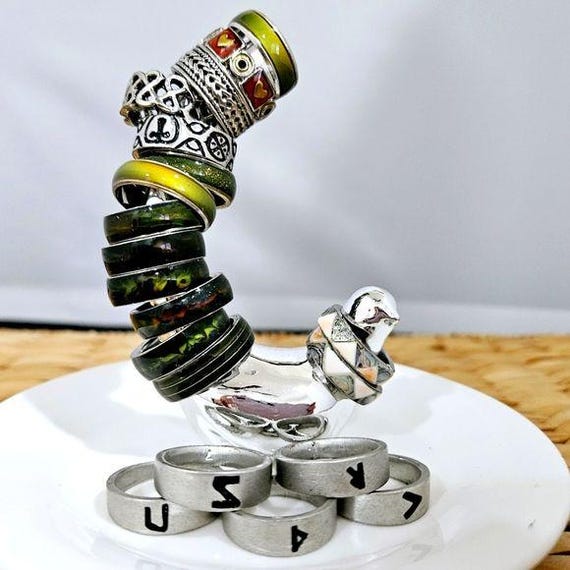 20 RINGS stainless new mixed reseller wholesale lot b… - Gem