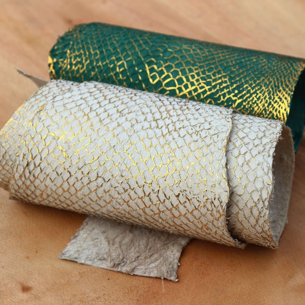 Green Fish Leather - Etsy