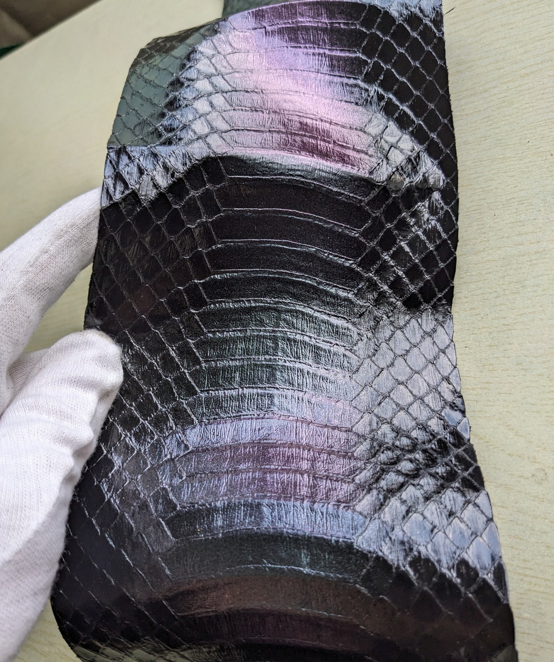 Color Shifting Supple Cobra Snake Skin Leather Snakeskin Hide - Etsy