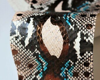 Cobra Snake Skin Hide Snakeskin Craft Supply Python Print | Etsy