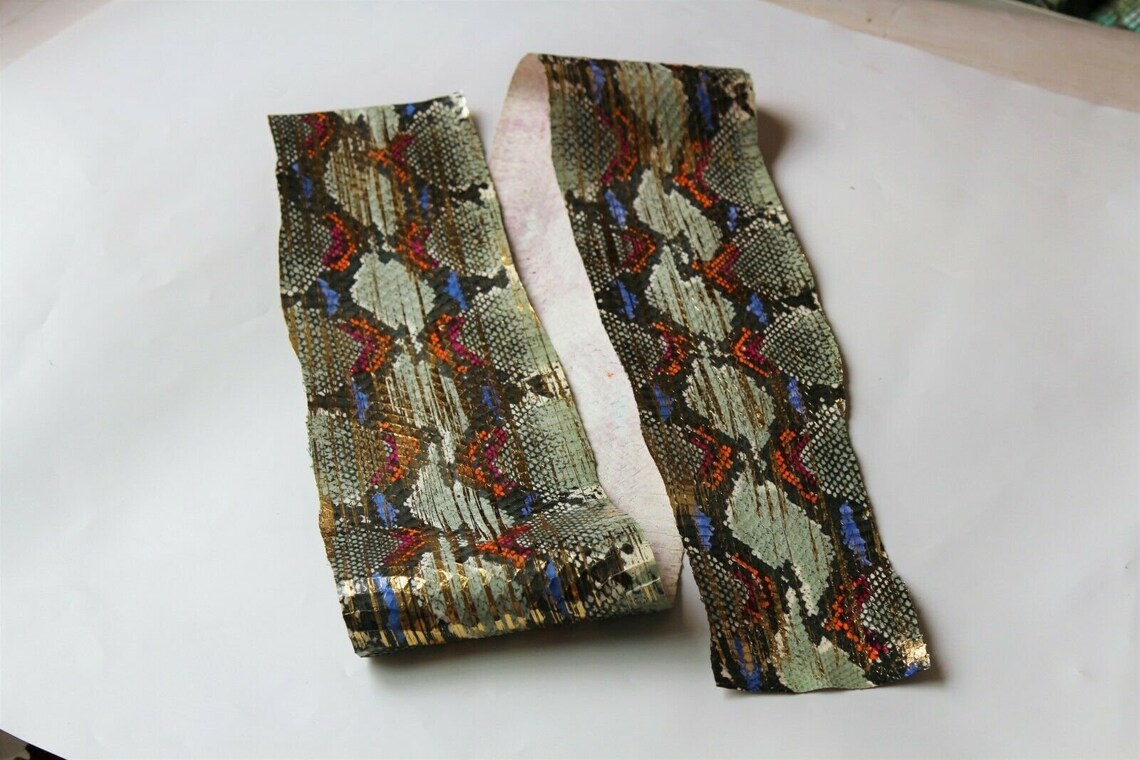 Cobra Snake Skin Hide Snakeskin Craft Supply Python Print | Etsy