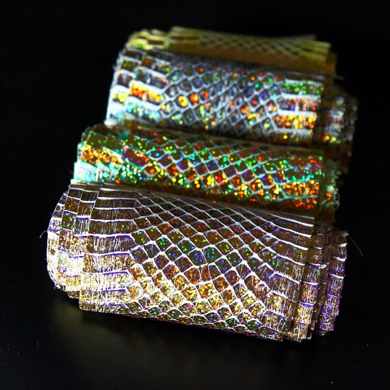 Iridescent Snake Skin Elaphe Carinata Hide Leather Snakeskin - Etsy