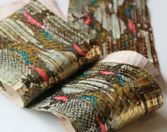 Cobra Snake Skin Hide Snakeskin Craft Supply Python Print - Etsy