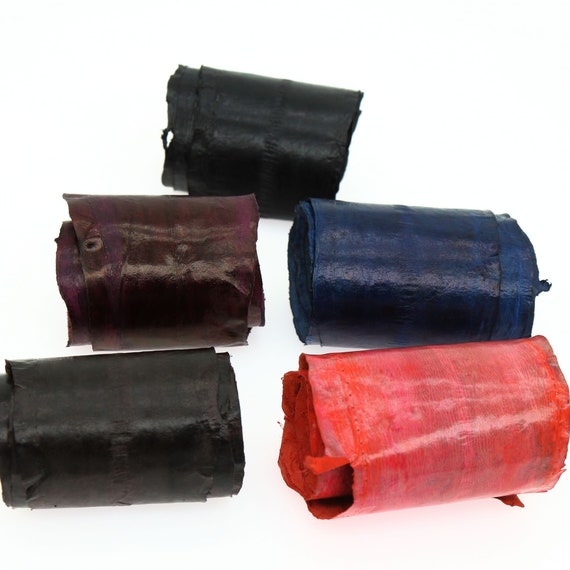 Single Eel Skin Eelskin Hide Leather Craft Supply | Etsy UK