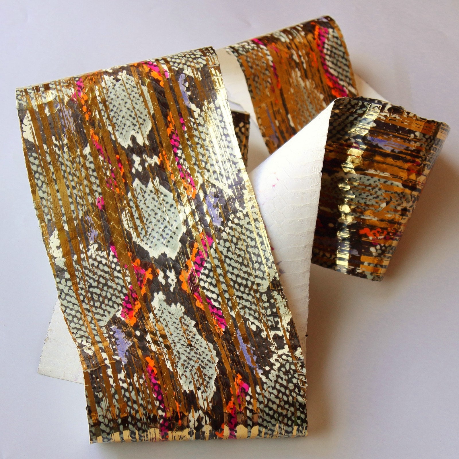 Cobra Snake Skin Hide Snakeskin Craft Supply Python Print | Etsy