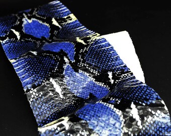 Blue Snake Skin | Etsy