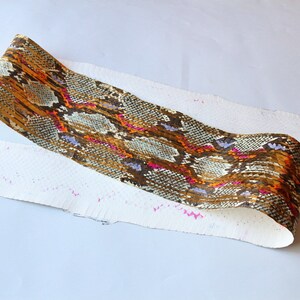 Cobra Snake Skin Hide Snakeskin Craft Supply Python Print - Etsy