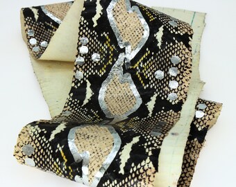 Cobra Snake Skin Hide Snakeskin Craft Supply Python Print | Etsy