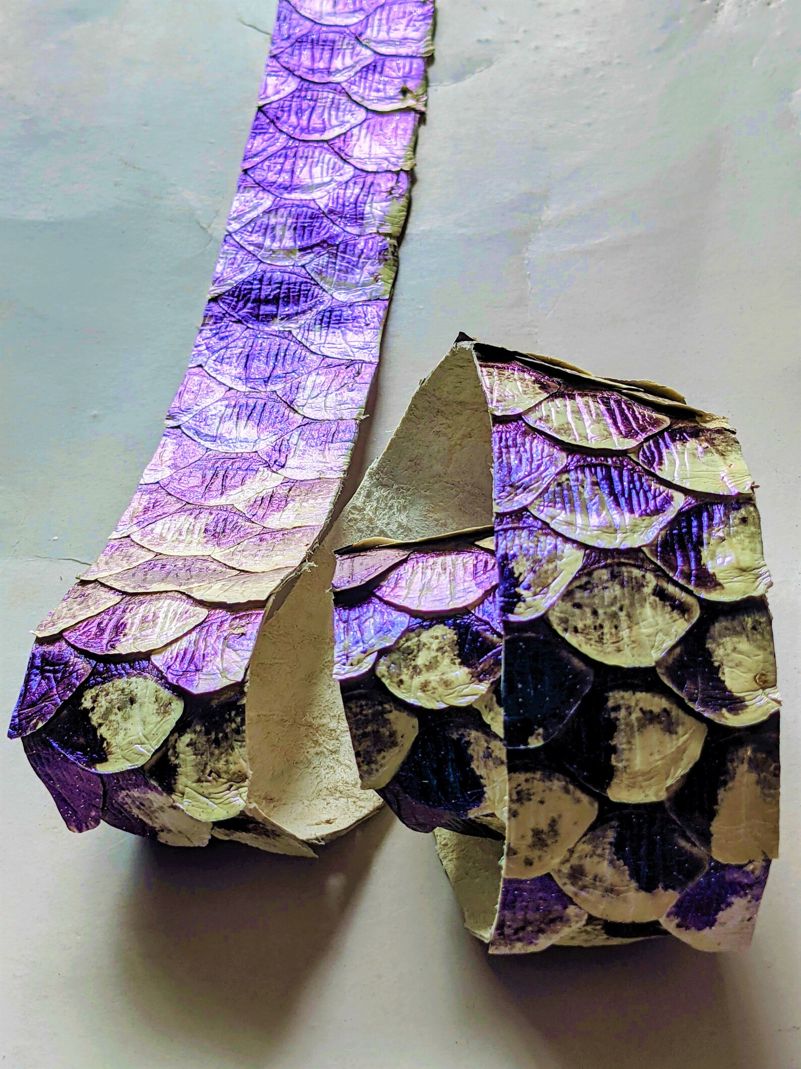 Pearlized Asia Aged Python Snake Skin Hide Leather Snakeskin - Etsy