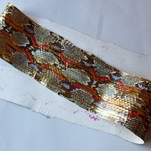 Cobra Snake Skin Hide Snakeskin Craft Supply Python Print - Etsy