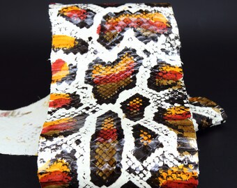 Cobra SNAKESKIN SNAKE SKIN Hide Tanned Burmese Python Print 2 | Etsy