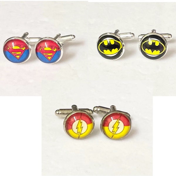 Superhero Cufflinks - Etsy UK
