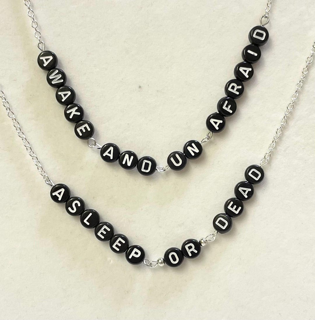 My Chemical Romance Inspired Couples Necklaces in Plastic Beads on ...