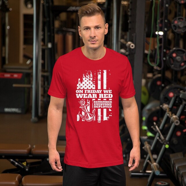 Red Deployment Shirt - Etsy
