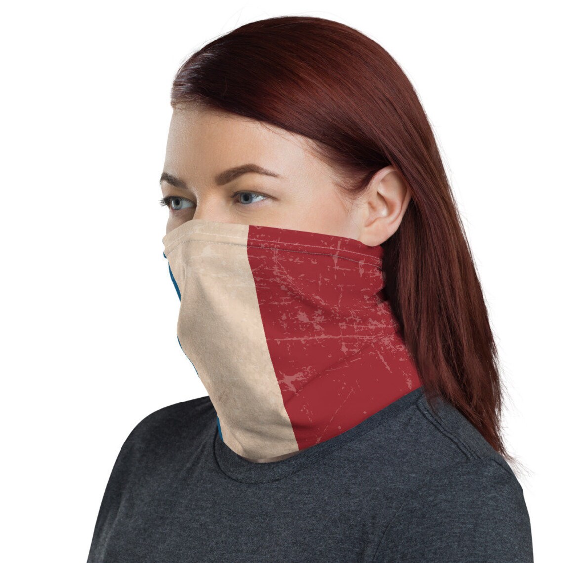 Grunge French Flag Distressed France Flags of the World Neck | Etsy