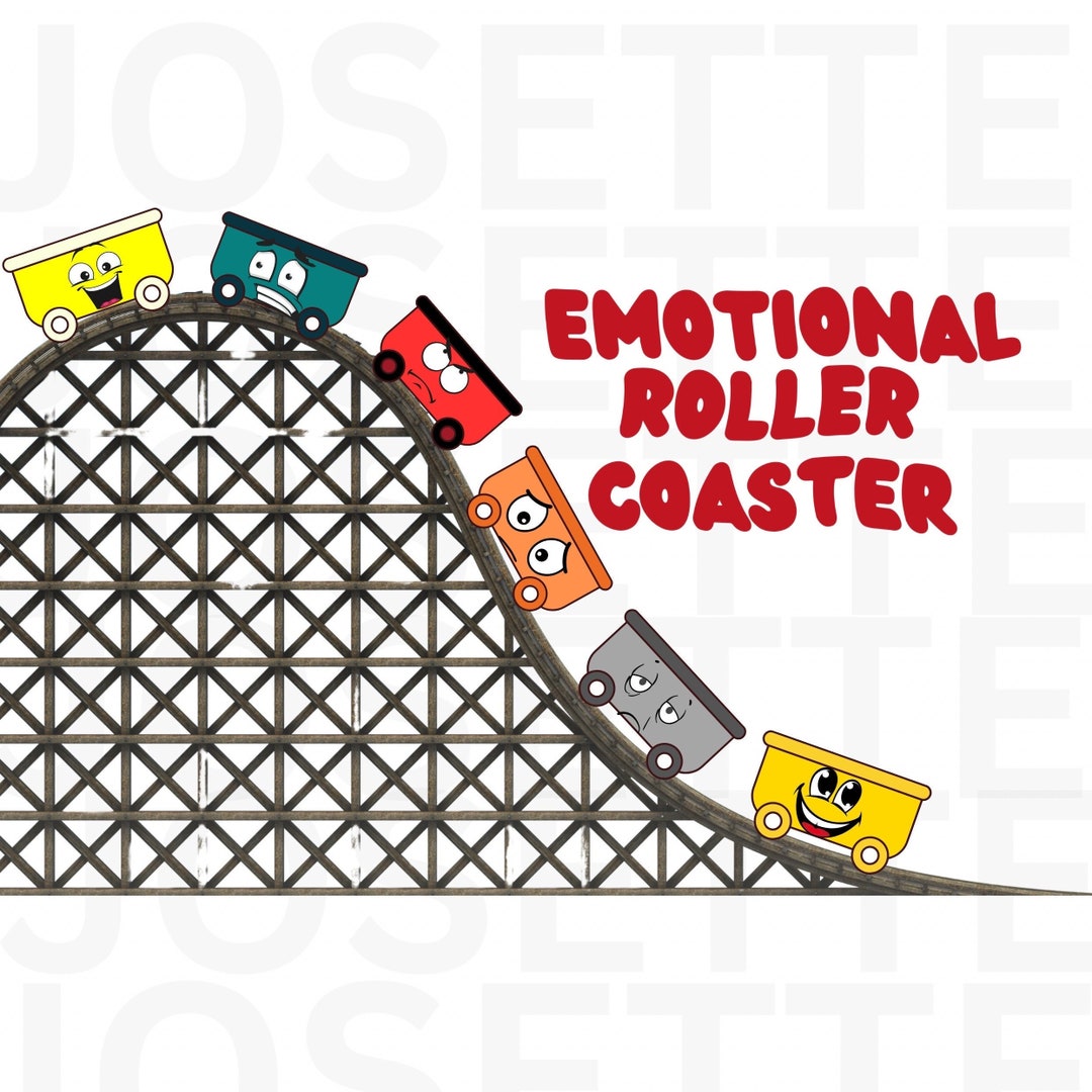 Emotional Roller Coater PNG Adorble Colorful Mood Humor High Quality ...