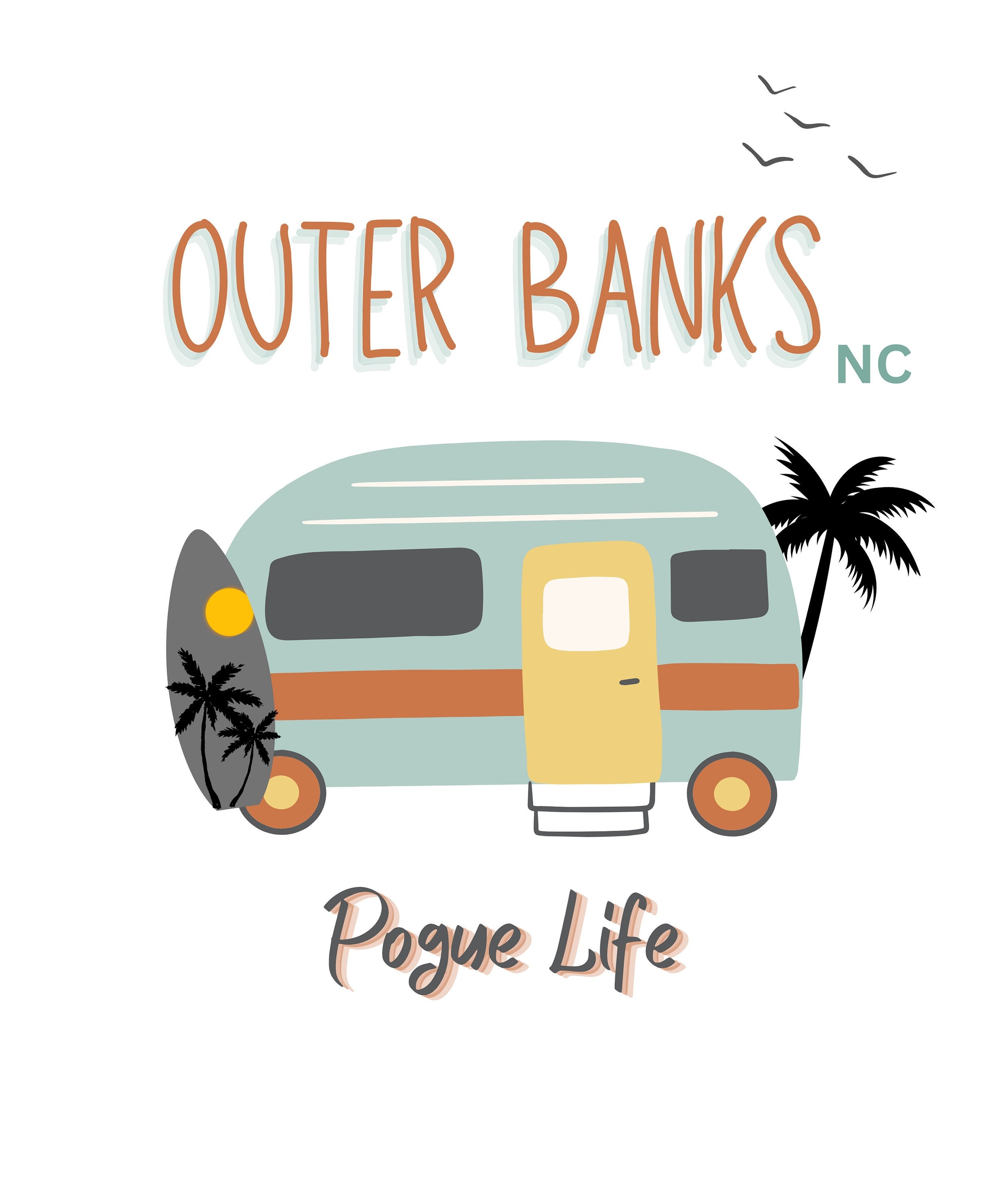 Outer Banks PNG, Outer Banks Design, Pogue Life PNG, Download ...