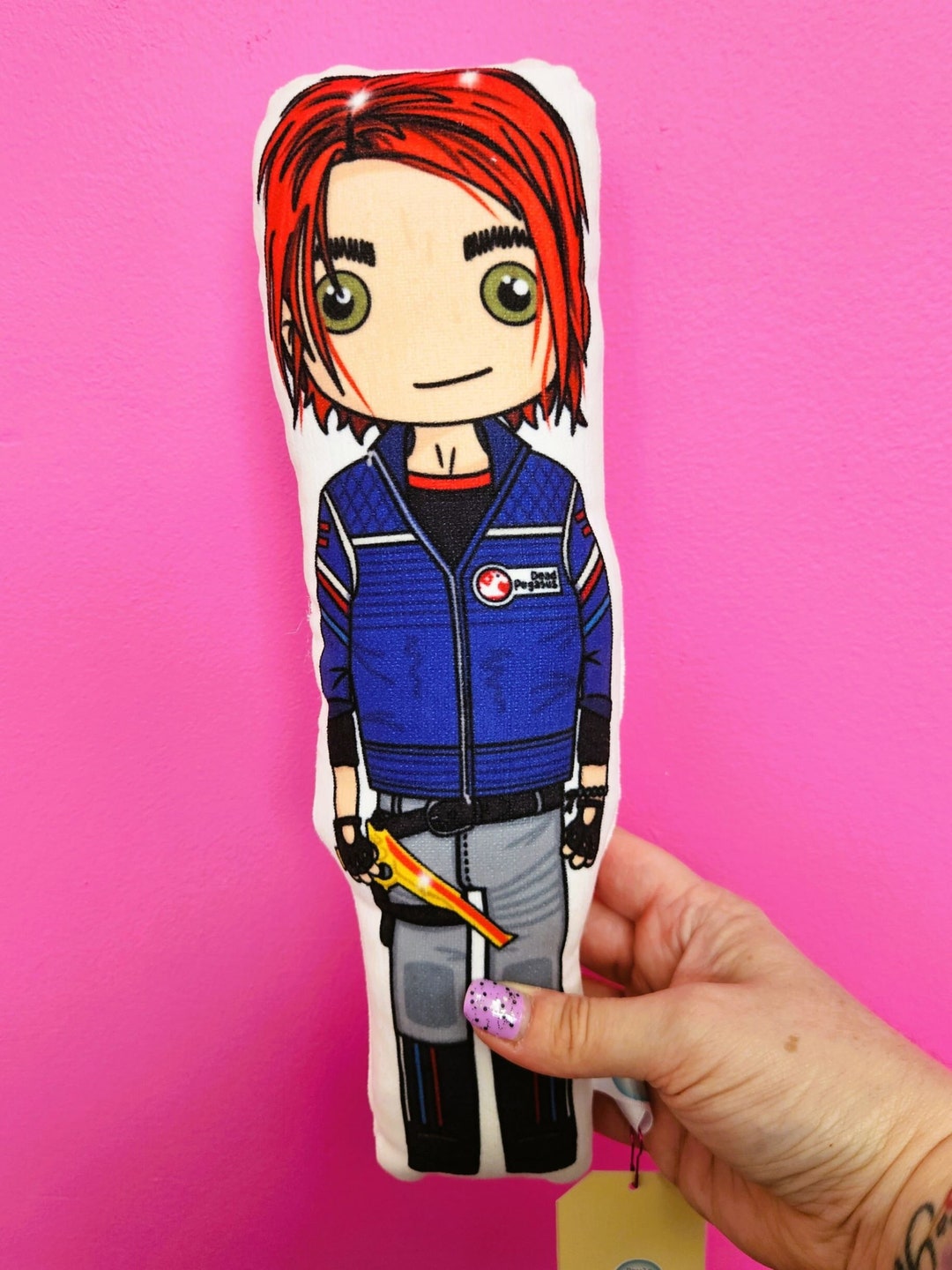 Gerard Way Tribute Doll - Gift - Art Doll - Illustration - Rockstar ...