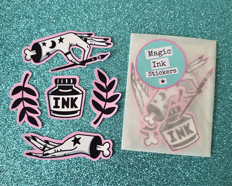 Magic Ink Vinyl Sticker - Ink - Tattoo - Inktober - Artist - Witch ...