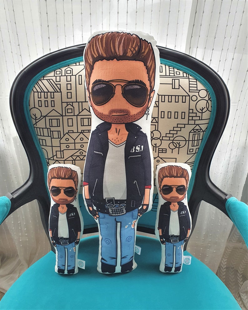 George Michael Inspired Doll Gift Wham Popstar Plush | Etsy