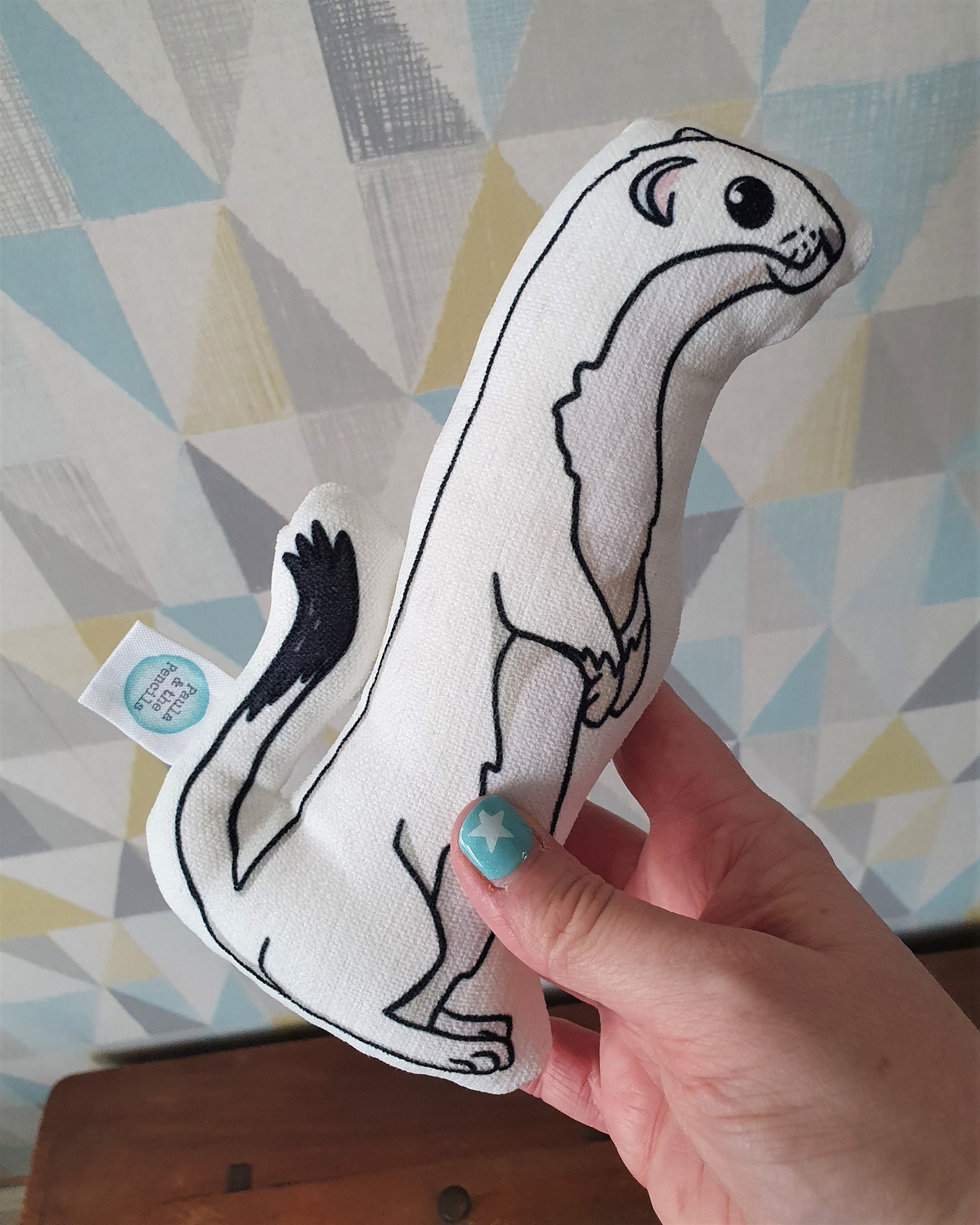 Pantalaimon Soft Toy Ermine His Dark Materials Animal | Etsy