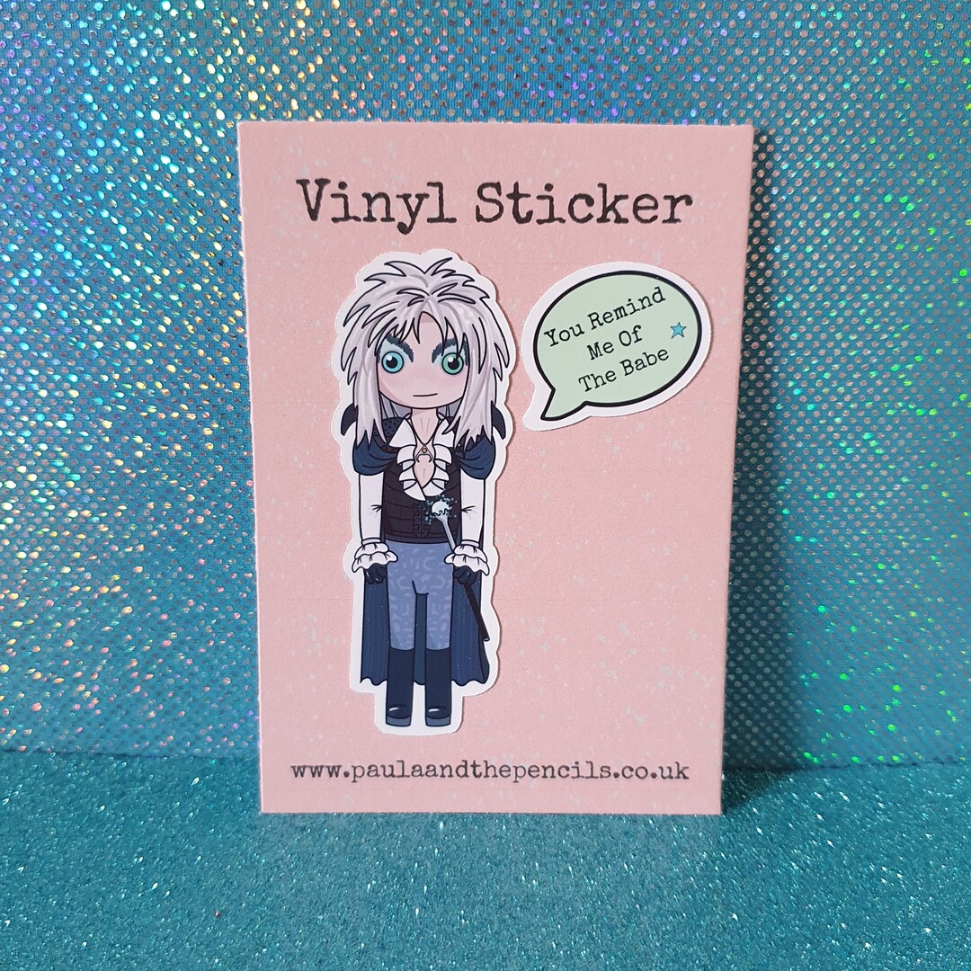Jareth Vinyl Sticker - the Goblin King - Labyrinth Movie - Babe With ...