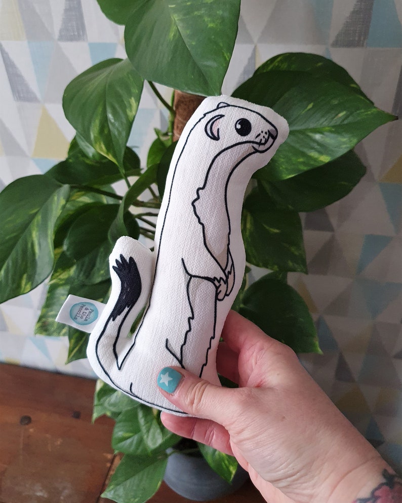 Pantalaimon Soft Toy Ermine His Dark Materials Animal | Etsy