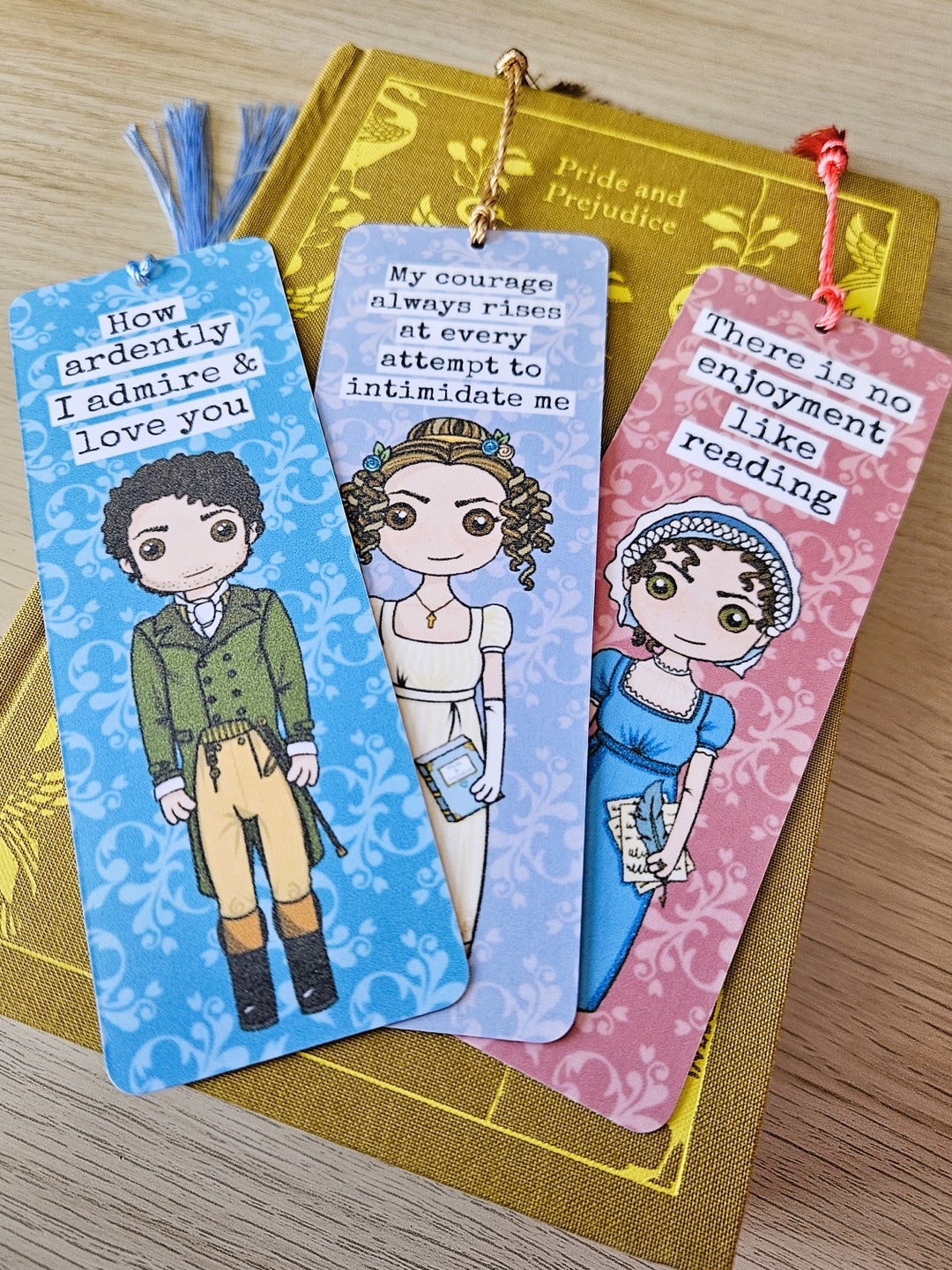 Jane Austen Bookmarks - Pride & Prejudice - Sense and Sensibility ...