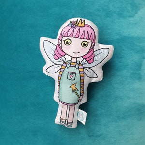 Blue Fairy Doll - Gift - Plush Toy - Magic - Dolly - Fabric Doll - Rag ...