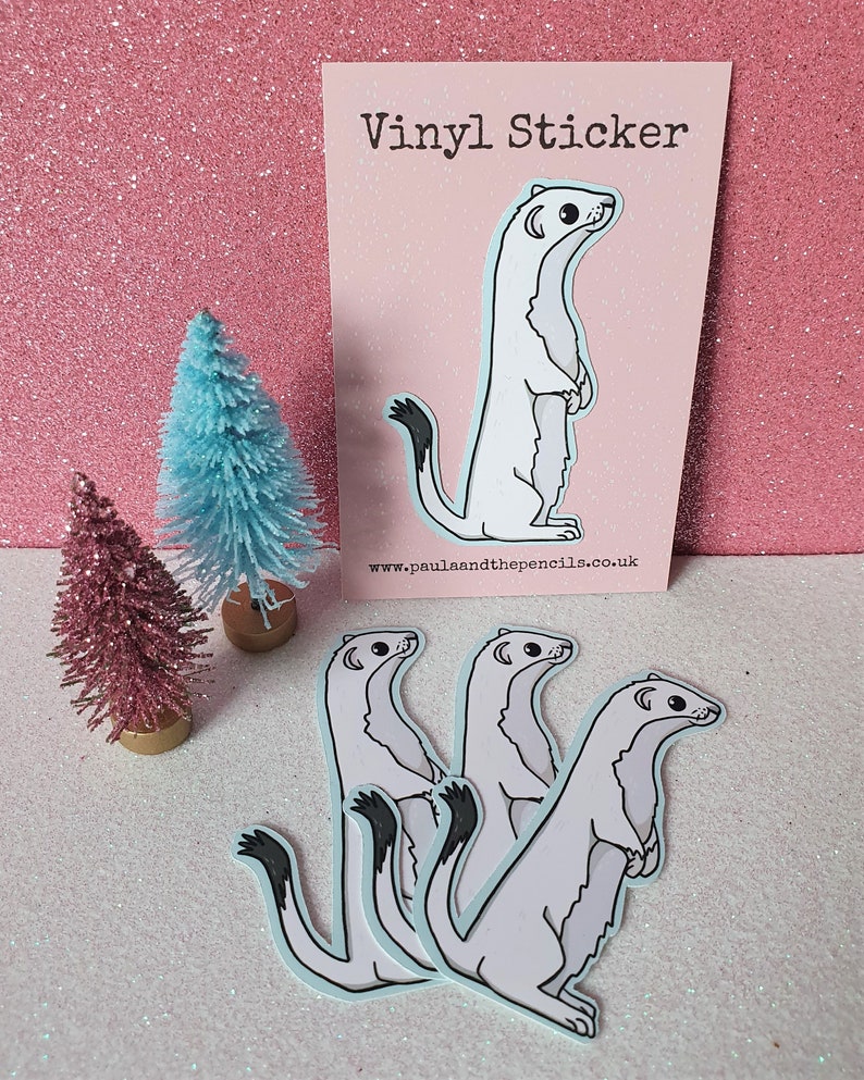 Pantalaimon Vinyl Sticker Ermine His Dark Materials | Etsy