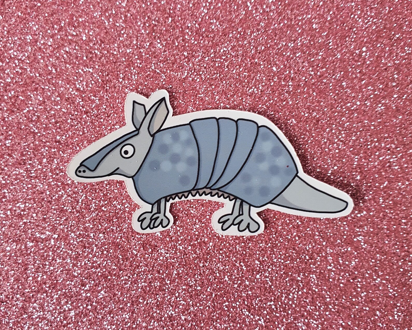 Armadillo Vinyl Sticker Animal Lover Zoology Wildlife - Etsy