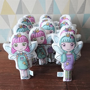 Blue Fairy Doll - Gift - Plush Toy - Magic - Dolly - Fabric Doll - Rag ...