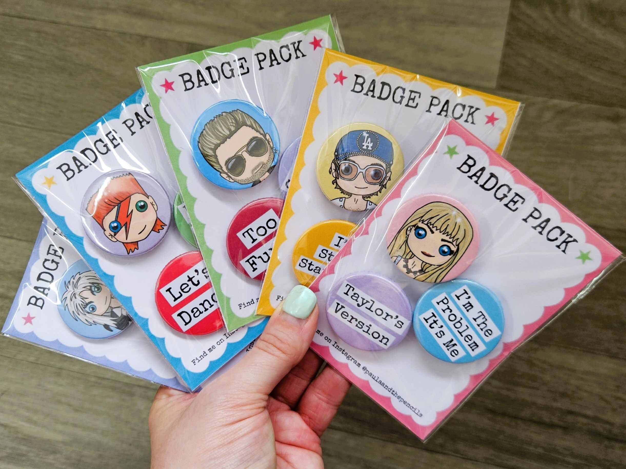 George Michael Badge Pack - Wham - Gift - Icon - Music - Popstar -music ...