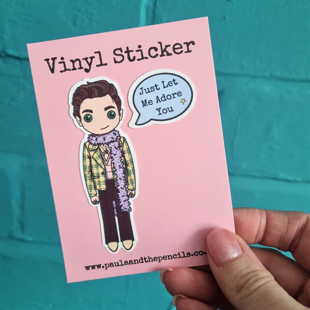 Harry Styles Inspired Vinyl Sticker - Gift - Laptop Decal - Planner ...