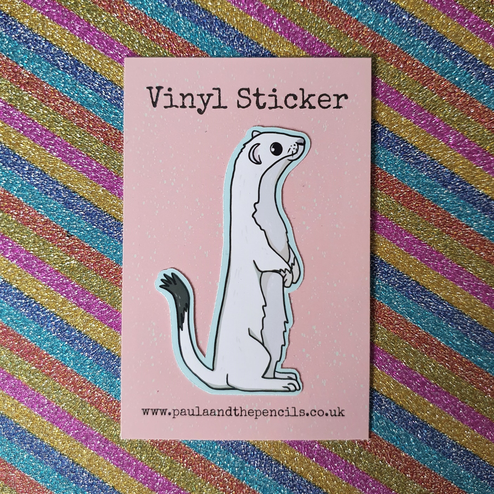 Pantalaimon Vinyl Sticker Ermine His Dark Materials - Etsy