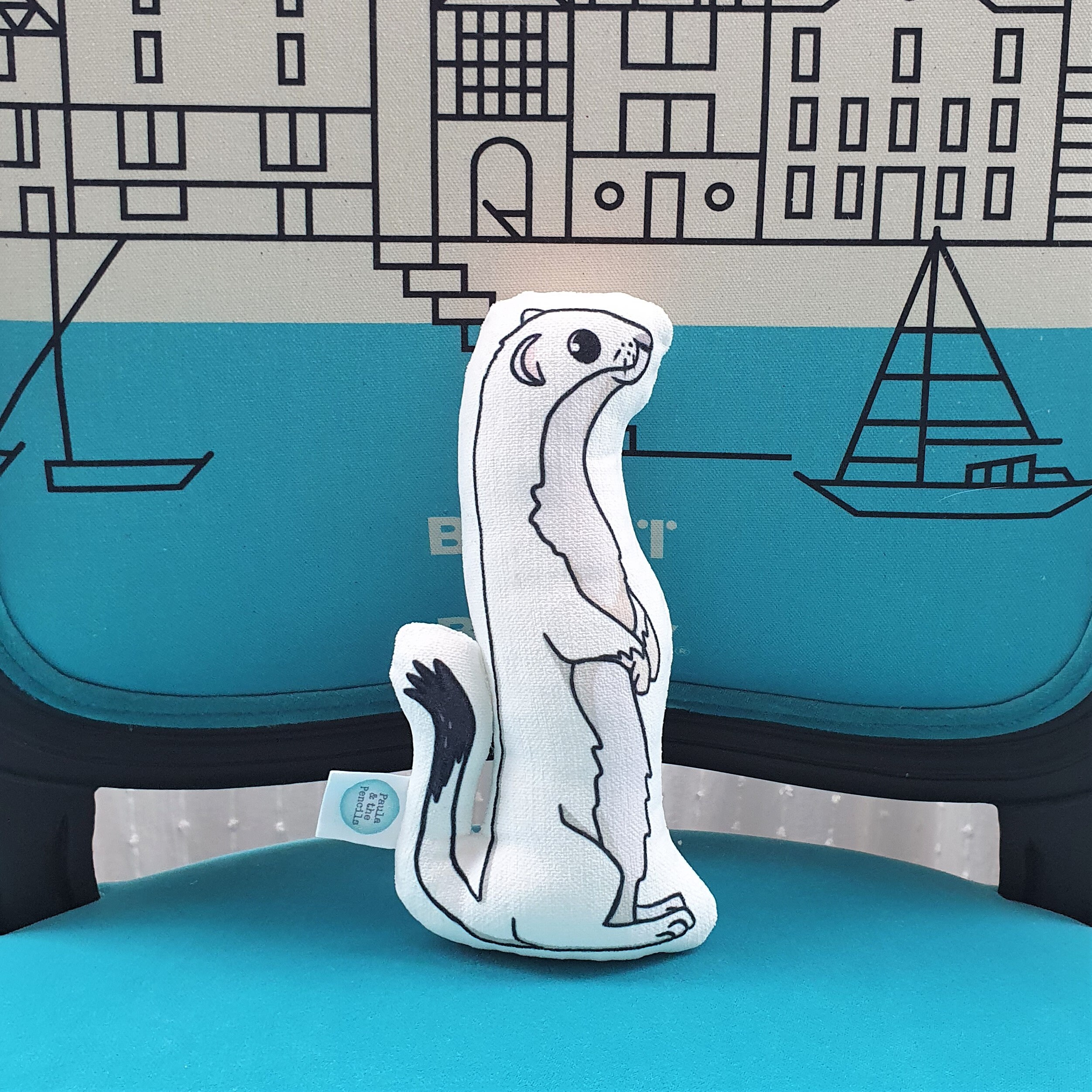 Pantalaimon Soft Toy Ermine His Dark Materials Animal | Etsy