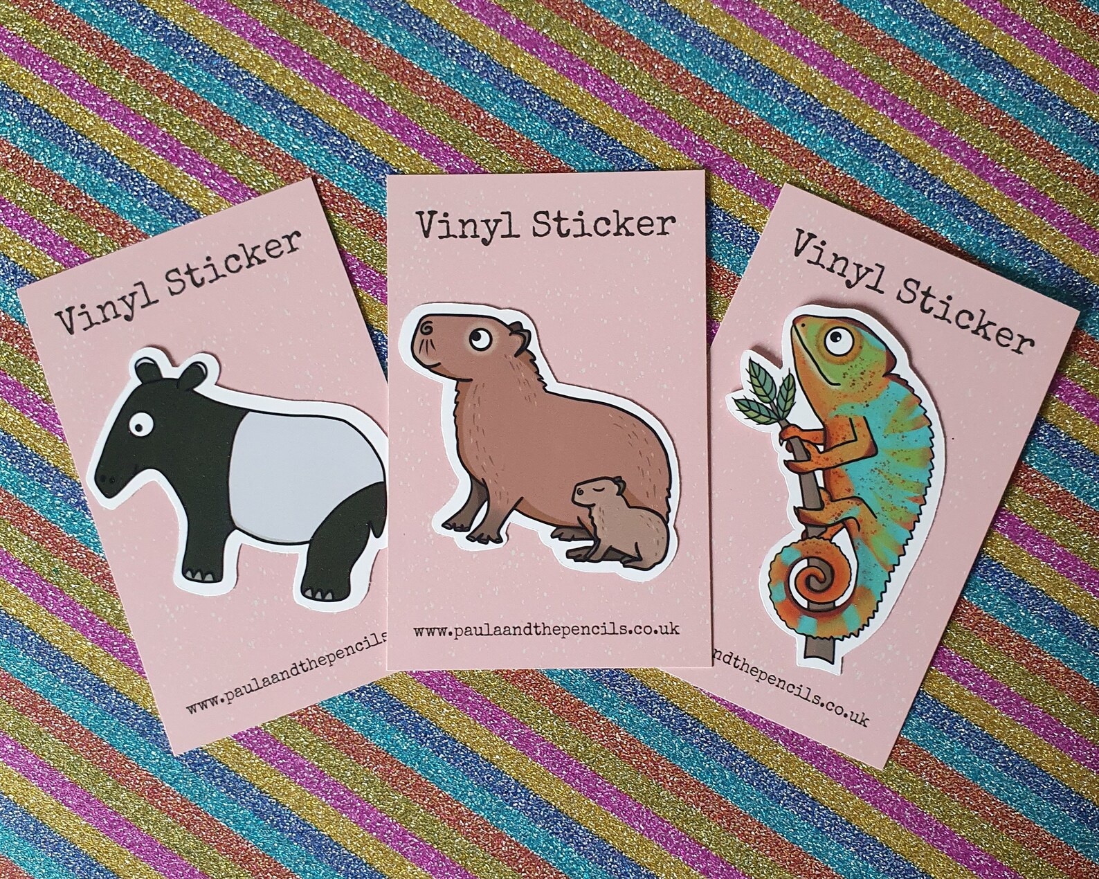 Chameleon Vinyl Sticker - Animal Lover - Zoology - Wildlife - Cute ...