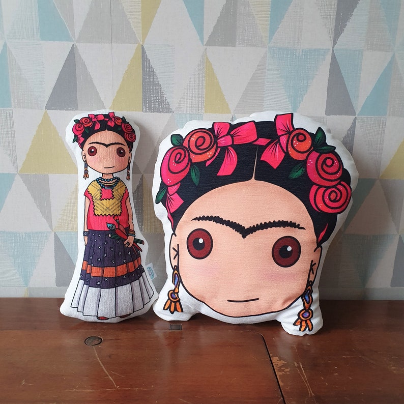 Frida Doll Gift Plush Toy Artist Dolly Fabric Doll - Etsy