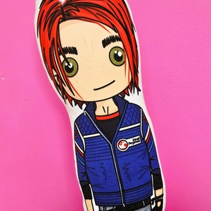 Gerard Way Tribute Doll - Gift - Art Doll - Illustration - Rockstar ...