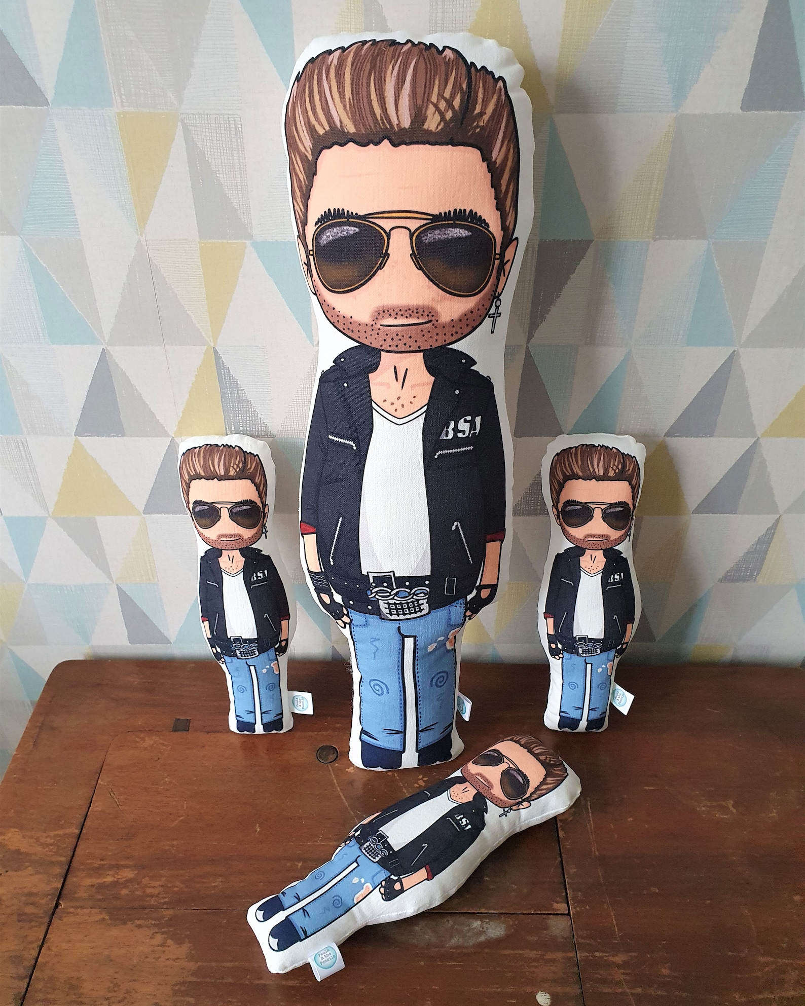 George Michael Inspired Doll Gift Wham Popstar Plush - Etsy