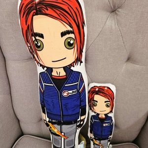 Gerard Way Tribute Doll - Gift - Art Doll - Illustration - Rockstar ...