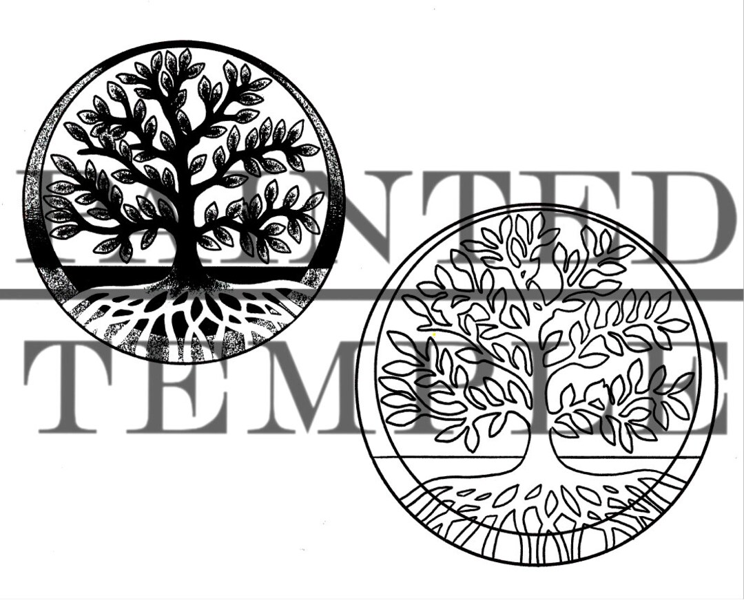 TREE of LIFE - DIGITAL - Custom Art - Includes 4 File Formats .svg .jpg ...