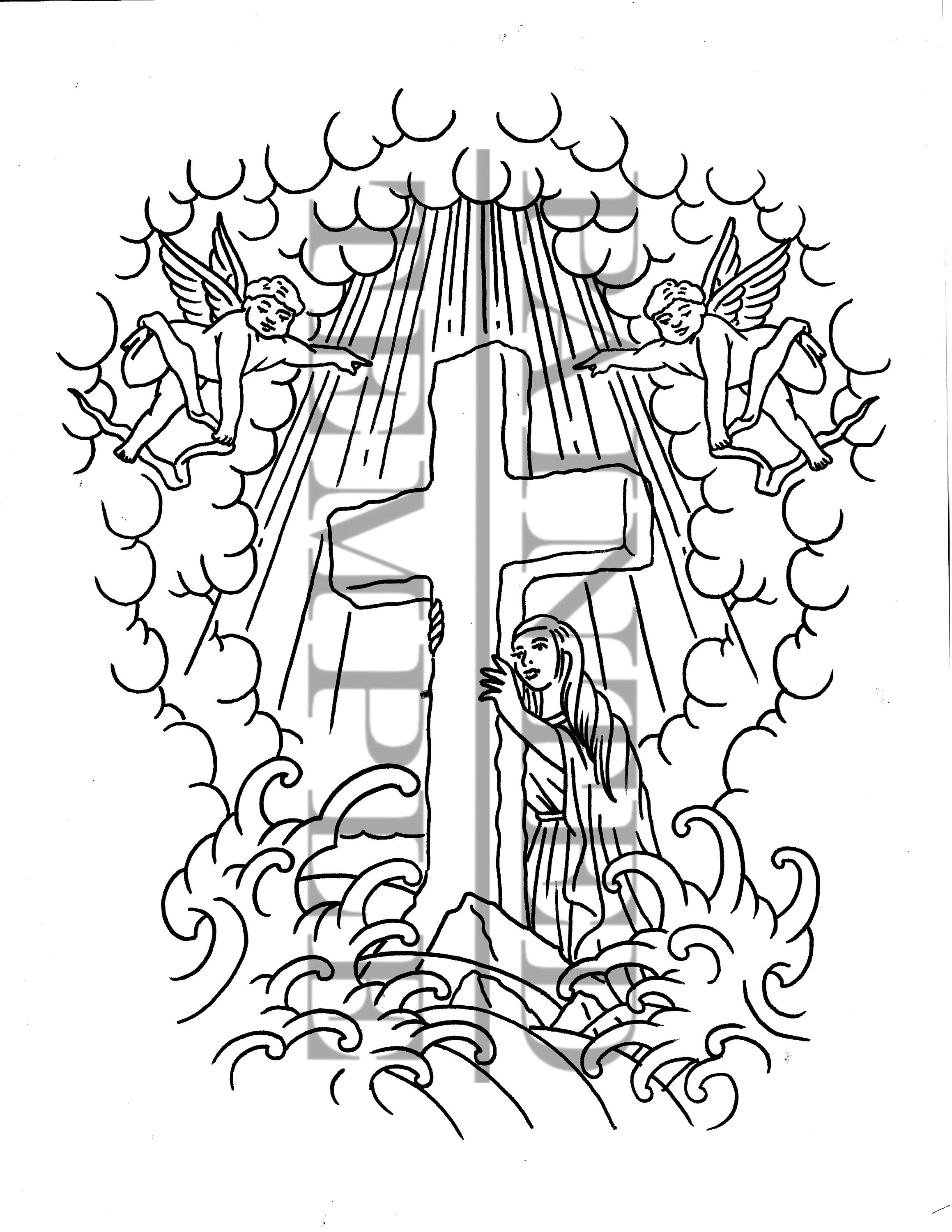 Old Rugged Cross- DIGITAL - Rock of Ages Art - Includes 4 File Formats ...