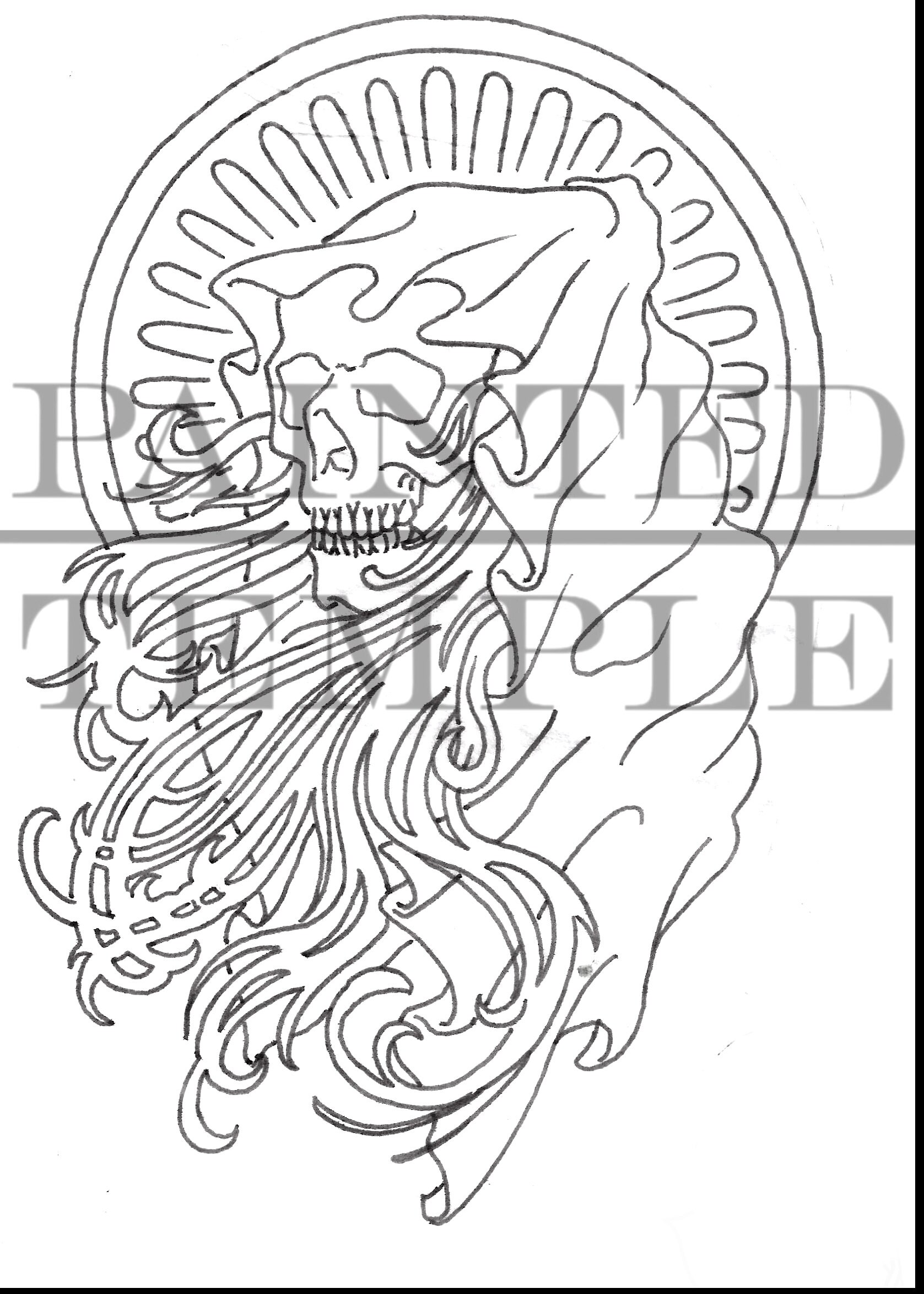 LADY DEATH- DIGITAL - Custom Art - Beautiful Death Art - Includes 4 ...