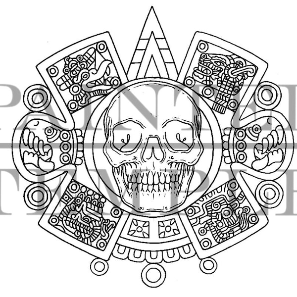 Azteca Svg - Etsy